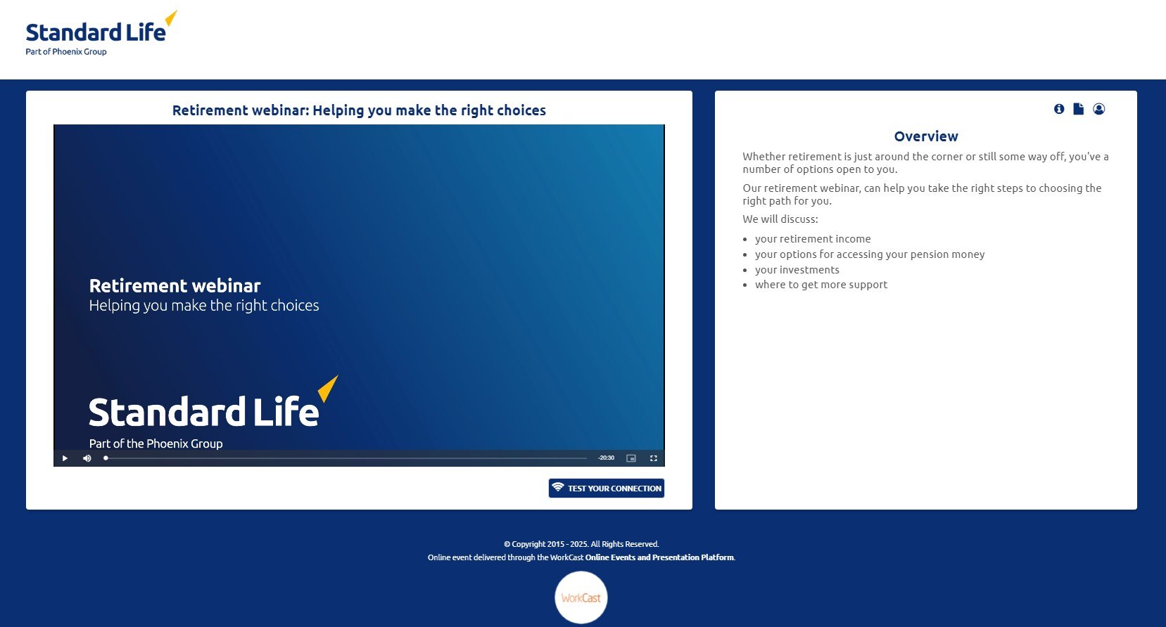 Standard Life | Customer Success | WorkCast
